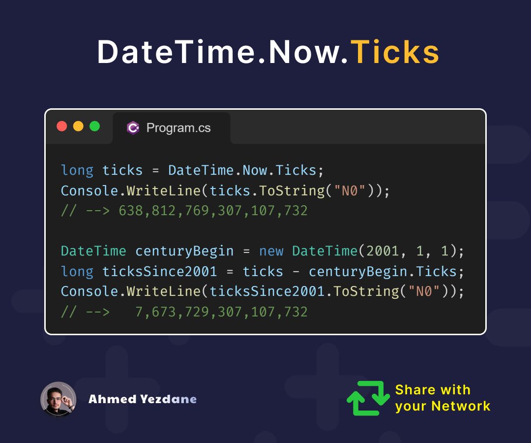 #csharp #dotnet #datetime #coding #programming #learntocode # ... #csharp #dotnet #datetime #coding #programming #learntocode # ...