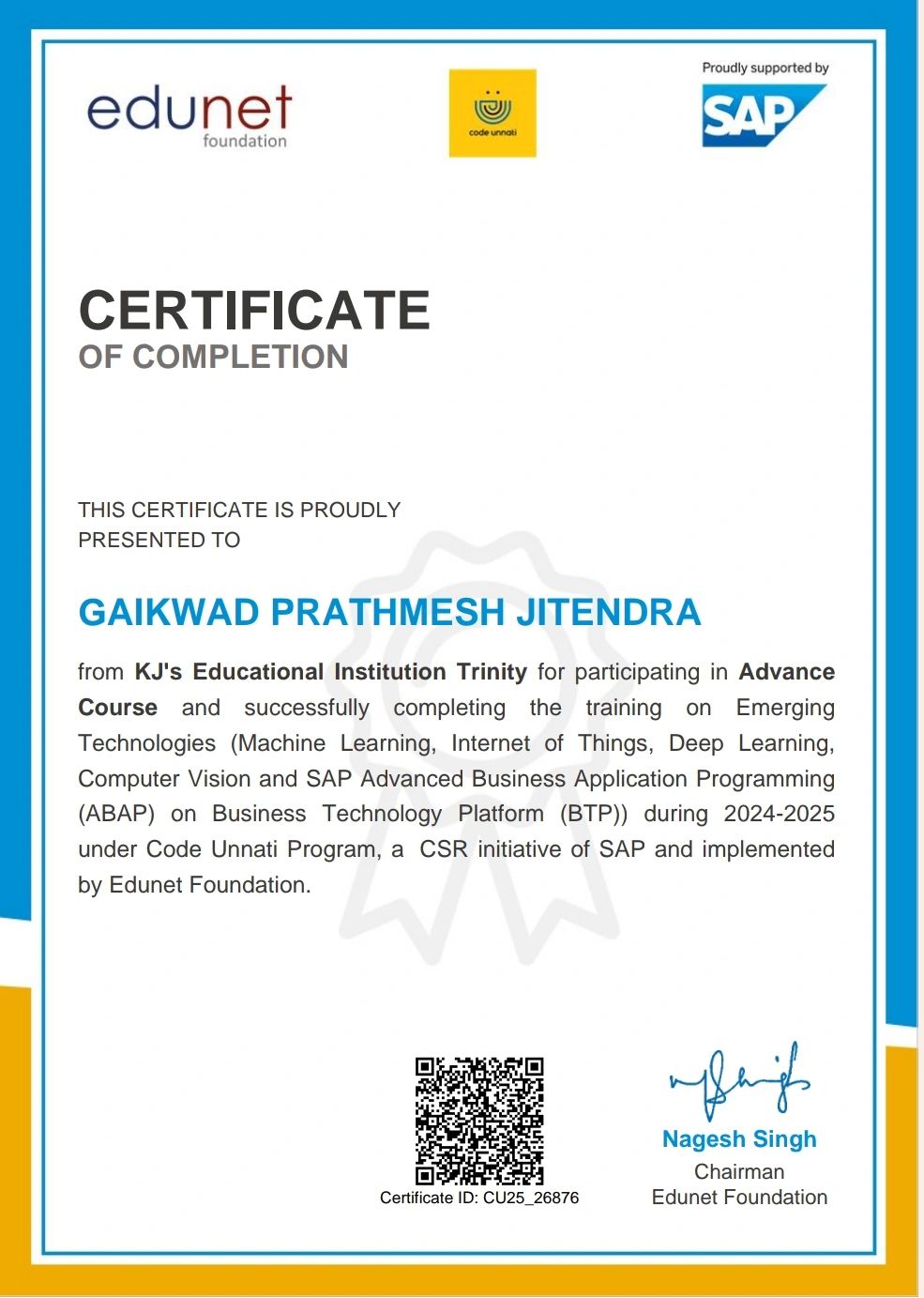 🎉Thrilled to share a new milestone in my learning journey! | Prathmesh ... 🎉Thrilled to share a new milestone in my learning journey! | Prathmesh ...