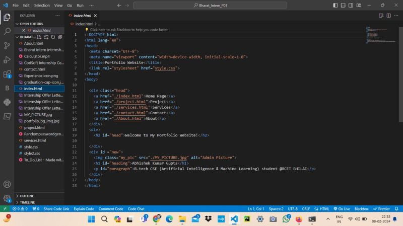 Abhishek Kumar Gupta on LinkedIn: #firsttaskdone #webdevelopment # ... Abhishek Kumar Gupta on LinkedIn: #firsttaskdone #webdevelopment # ...