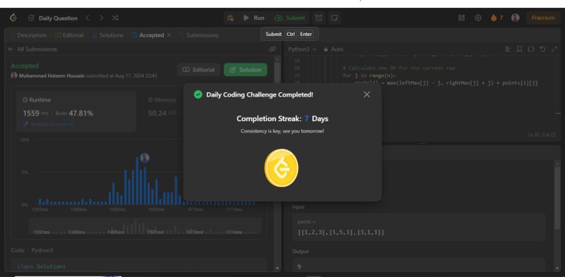Muhammad Hateem Hussain on LinkedIn: #100daysofcode #python #leetcode # ... Muhammad Hateem Hussain on LinkedIn: #100daysofcode #python #leetcode # ...