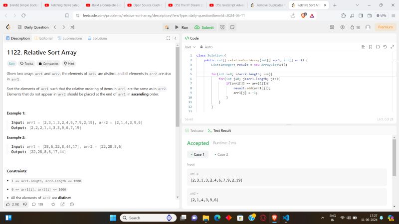 Bharat Siddharth Yadav on LinkedIn: Day 93/100 #100DaysOfCode Solved 1 ... Bharat Siddharth Yadav on LinkedIn: Day 93/100 #100DaysOfCode Solved 1 ...