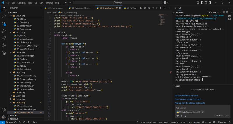 #100daysofcode #python #codingjourney #learningeveryday | Mahdi Hasan #100daysofcode #python #codingjourney #learningeveryday | Mahdi Hasan