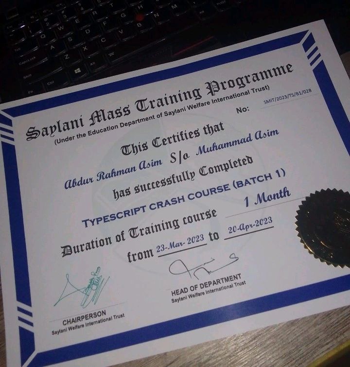 Abdur Rahman Asim on LinkedIn: #typescript #webdeveloper #javascript Abdur Rahman Asim on LinkedIn: #typescript #webdeveloper #javascript