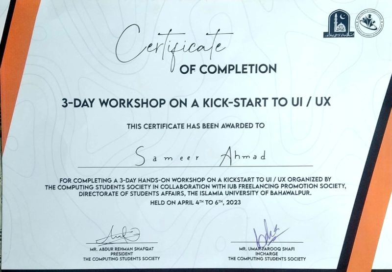 Sameer Ahmad on LinkedIn: UI/UX Sameer Ahmad on LinkedIn: UI/UX
