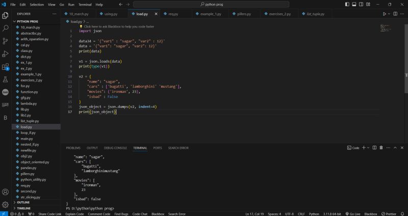 Sagar Nanera on LinkedIn: json module in python Sagar Nanera on LinkedIn: json module in python