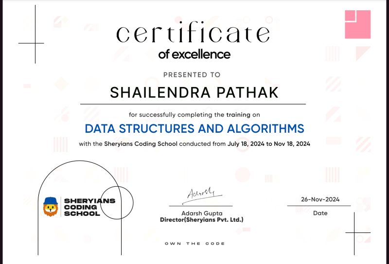 Shailendra Pathak on LinkedIn: #dsa #datastructuresandalgorithms # ... Shailendra Pathak on LinkedIn: #dsa #datastructuresandalgorithms # ...