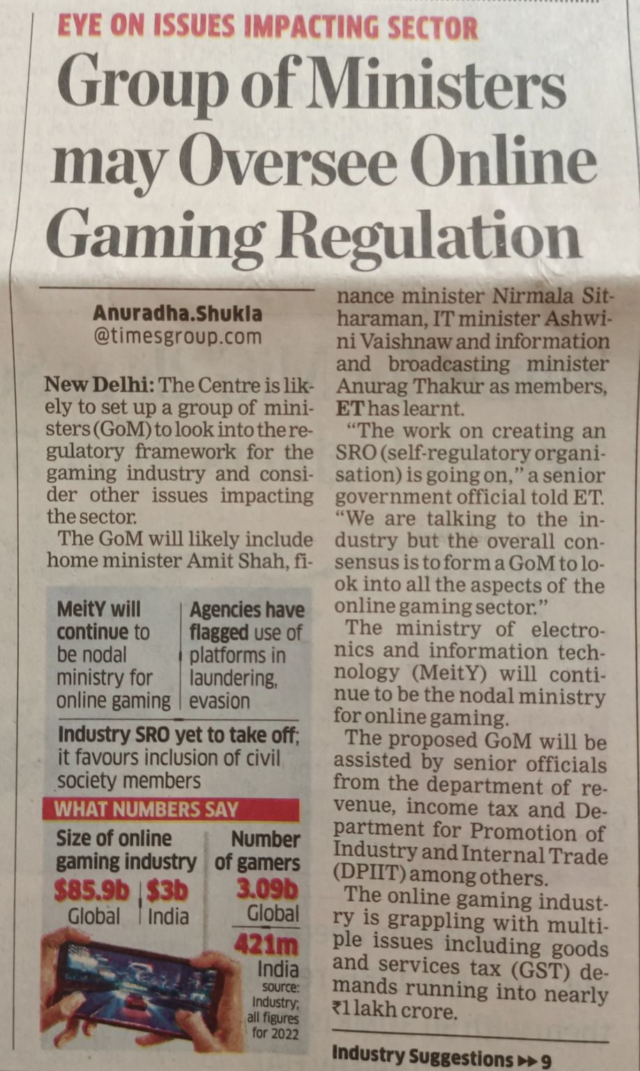 Manish Dutt on LinkedIn: #gamingindustry #gaming Manish Dutt on LinkedIn: #gamingindustry #gaming