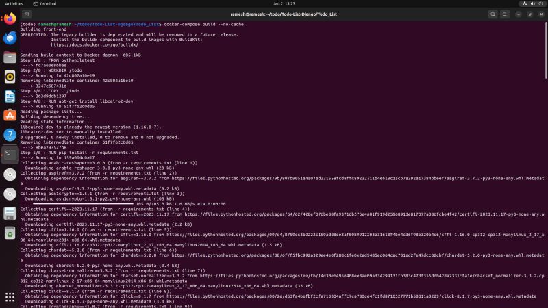 Deployed Django application using docker and docker-compose, github ... Deployed Django application using docker and docker-compose, github ...