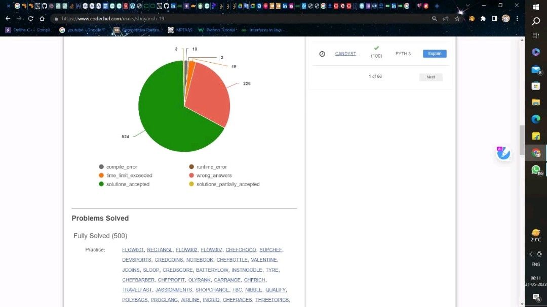 Shriyansh Kesharwani on LinkedIn: #codechef #leetcode #codingmilestone ... Shriyansh Kesharwani on LinkedIn: #codechef #leetcode #codingmilestone ...