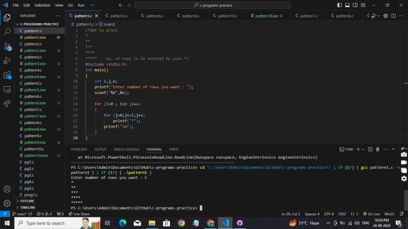 Krishna . on LinkedIn: #cprogramming #nestedloops #codingjourney #bca # ... Krishna . on LinkedIn: #cprogramming #nestedloops #codingjourney #bca # ...