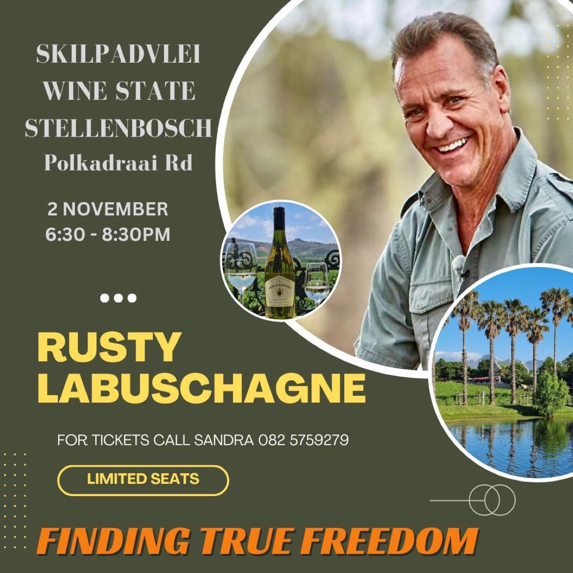 Rusty Labuschagne on LinkedIn: Only 8 days left - don’t miss 2 November ... Rusty Labuschagne on LinkedIn: Only 8 days left - don’t miss 2 November ...
