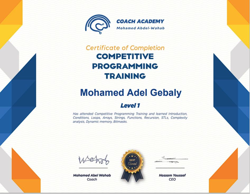 #problemsolving #competitiveprogramming | Mohamed Gebaly #problemsolving #competitiveprogramming | Mohamed Gebaly