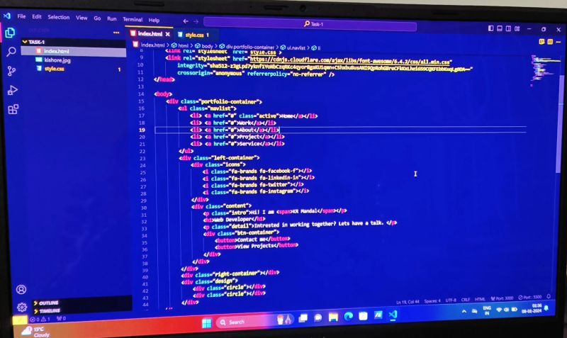 Kishor Mandal on LinkedIn: #webdevelopment #codesoft #codesoftinternship Kishor Mandal on LinkedIn: #webdevelopment #codesoft #codesoftinternship