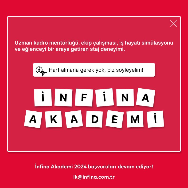 İnfina Yazılım A.Ş. LinkedIn‘de: #işealım #staj #stajyer #stajprogramı ... İnfina Yazılım A.Ş. LinkedIn‘de: #işealım #staj #stajyer #stajprogramı ...
