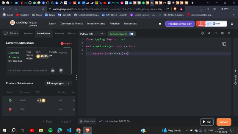 Ragini Mishra on LinkedIn: #day5 #ninjaslayground #codingninjasstudio # ... Ragini Mishra on LinkedIn: #day5 #ninjaslayground #codingninjasstudio # ...