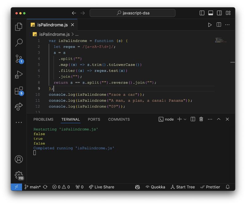 Ayush Shah on LinkedIn: Hello guys Today i have solved isPalindrome DSA ... Ayush Shah on LinkedIn: Hello guys Today i have solved isPalindrome DSA ...