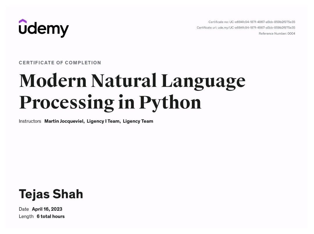Tejas Shah on LinkedIn: #python #nlp #coding #language #translators # ... Tejas Shah on LinkedIn: #python #nlp #coding #language #translators # ...