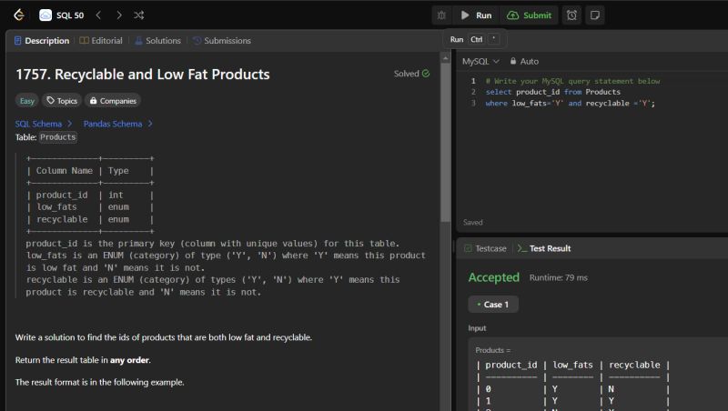 Bikram Chatterjee on LinkedIn: #day1 #sqlchallenge #leetcode # ... Bikram Chatterjee on LinkedIn: #day1 #sqlchallenge #leetcode # ...