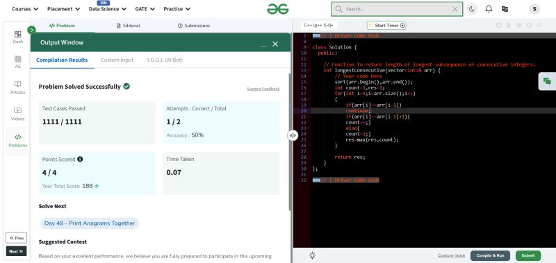 #gfg160 #geekstreak2025 #geeksforgeeks #codingchallenge #problemsolving ... #gfg160 #geekstreak2025 #geeksforgeeks #codingchallenge #problemsolving ...