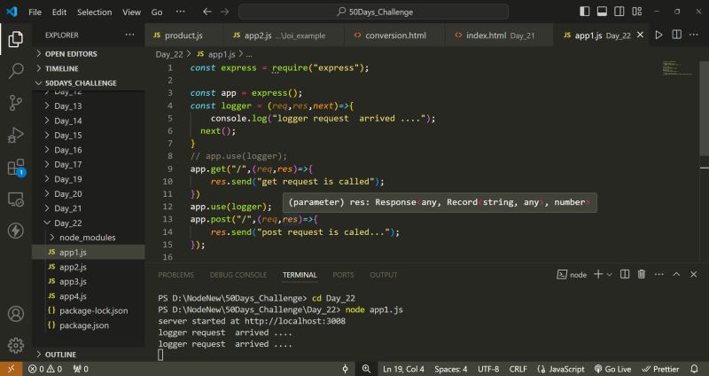 Praveen Pandey on LinkedIn: #nodejs #expressjs #middleware # ... Praveen Pandey on LinkedIn: #nodejs #expressjs #middleware # ...