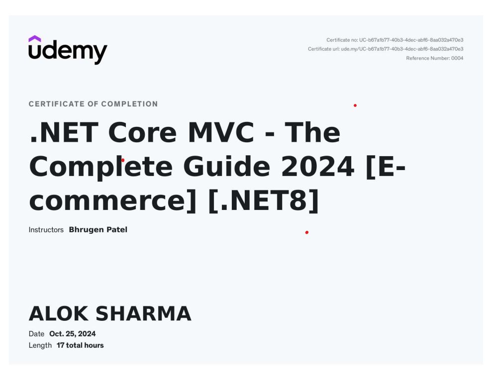 Alok Sharma on LinkedIn: #dotnetcore #webdevelopment #udemy # ... Alok Sharma on LinkedIn: #dotnetcore #webdevelopment #udemy # ...