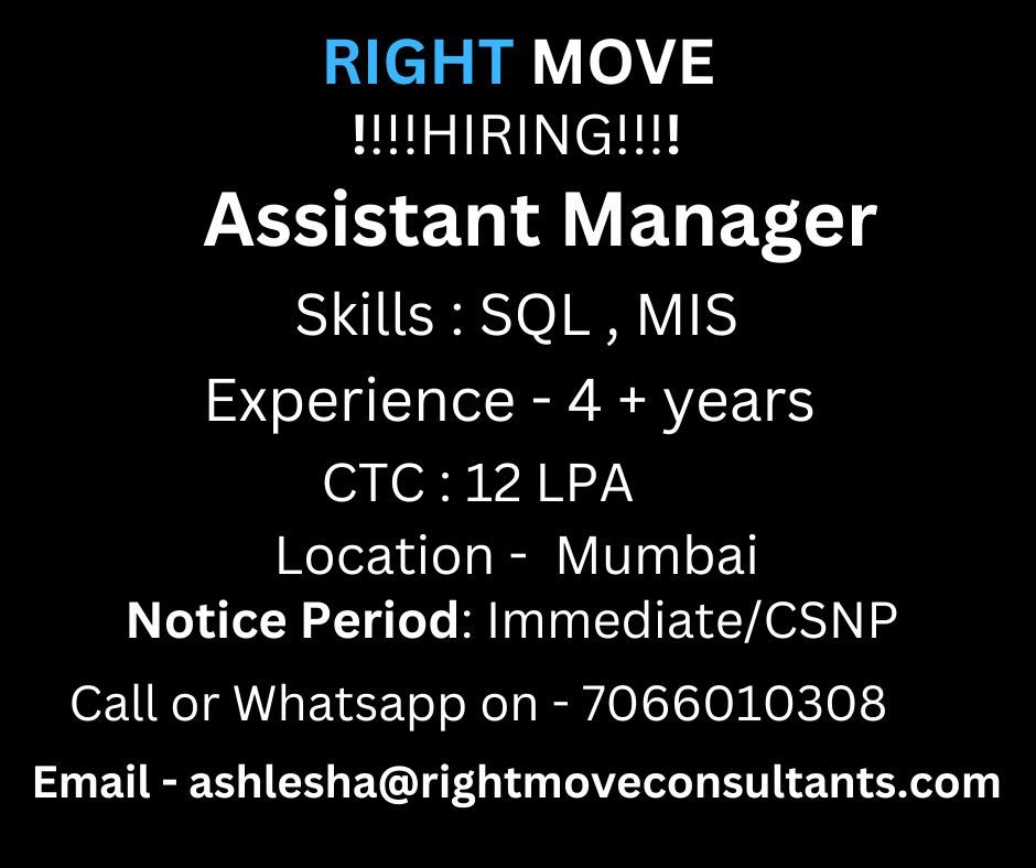 Ashlesha k on LinkedIn: #sql #mis Ashlesha k on LinkedIn: #sql #mis