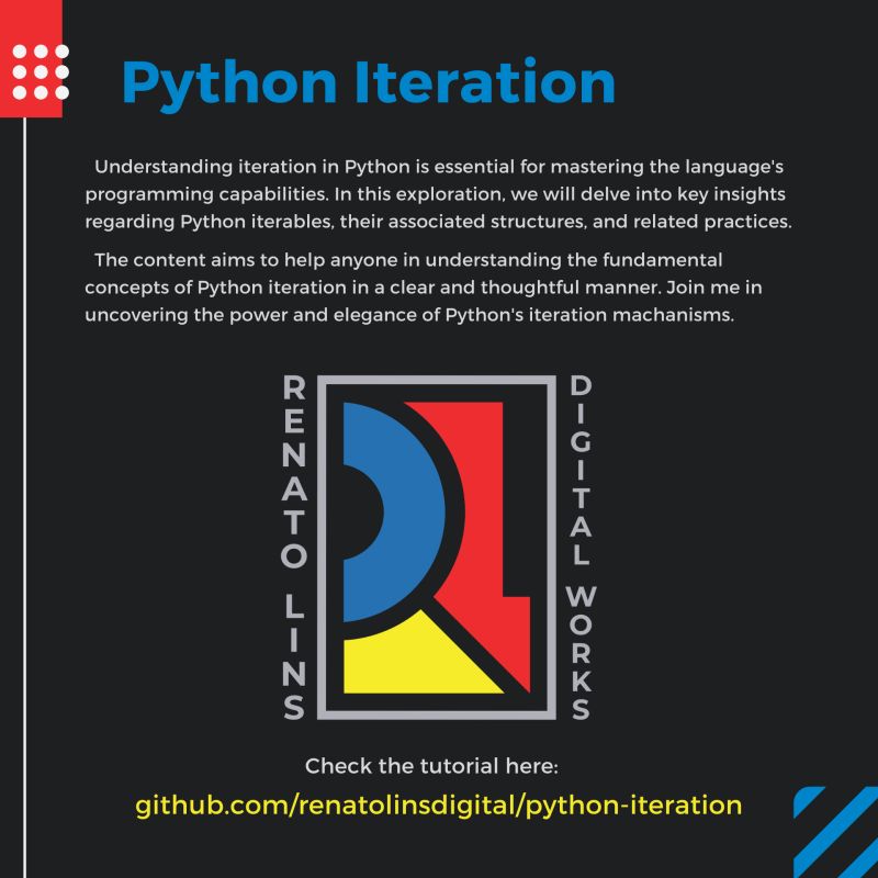 Renato Lins on LinkedIn: #python #iterations #coding #programming # ... Renato Lins on LinkedIn: #python #iterations #coding #programming # ...