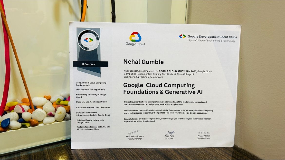 #googlecloud #gdsc #studyjam | Nehal Gumble #googlecloud #gdsc #studyjam | Nehal Gumble