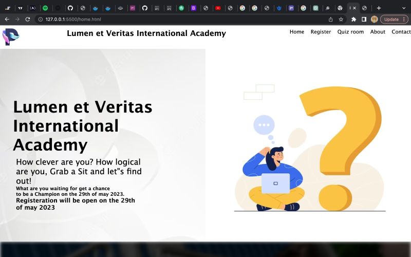 Gerald Fakaa on LinkedIn: A quiz system for schools, This is a system ... Gerald Fakaa on LinkedIn: A quiz system for schools, This is a system ...