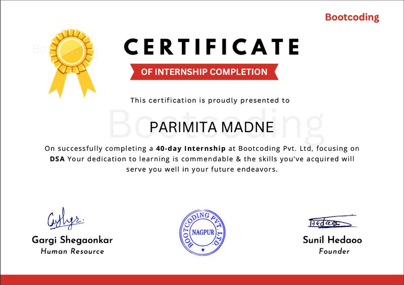 Parimita Madne on LinkedIn: #datastructures #algorithms #internship # ... Parimita Madne on LinkedIn: #datastructures #algorithms #internship # ...