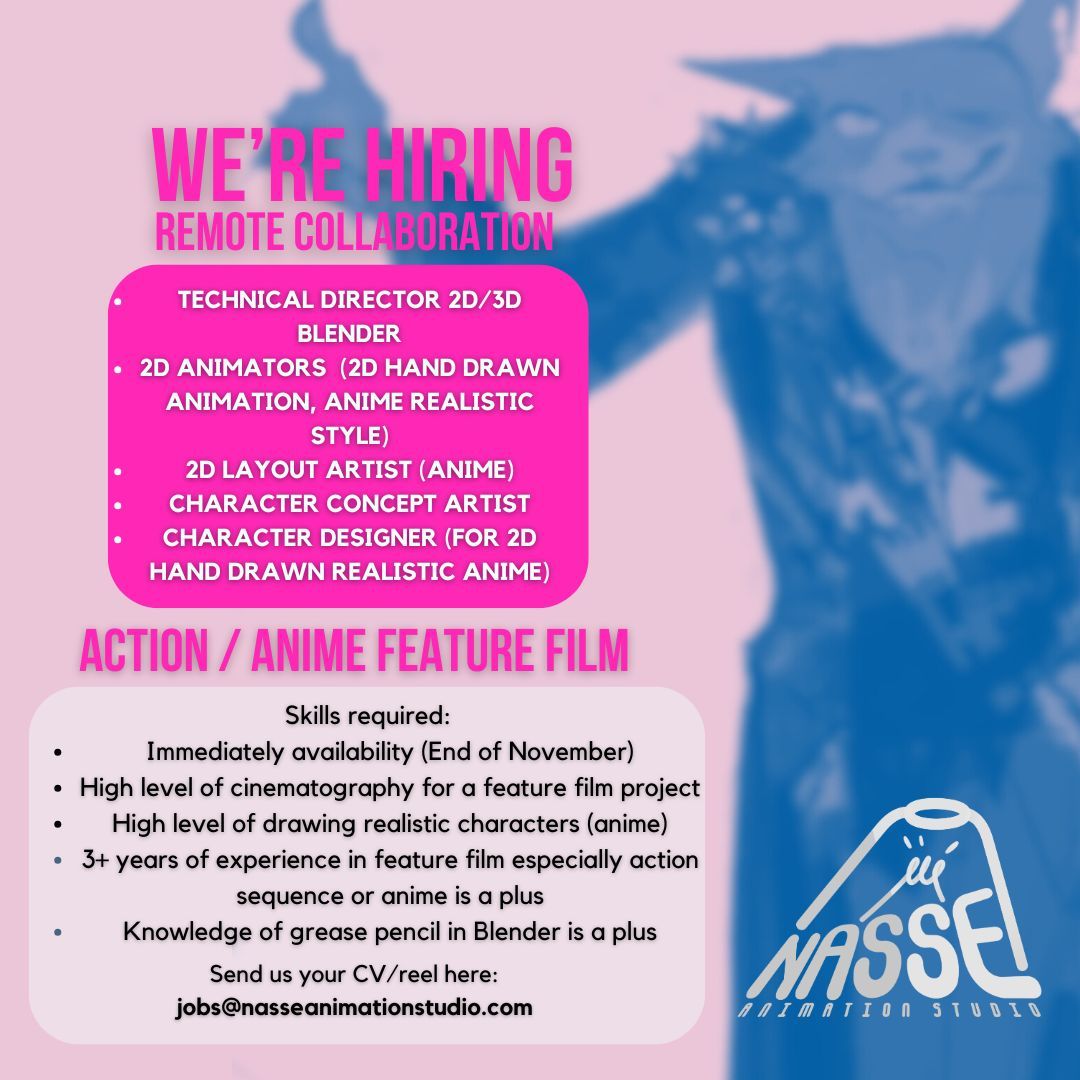 nicola sammarco on LinkedIn: Hey folks! Nasse Animation Studio is ... nicola sammarco on LinkedIn: Hey folks! Nasse Animation Studio is ...