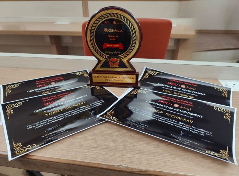 Swarup Pokharkar on LinkedIn: #devclash #ai #hackathonwinners #dyupimpari Swarup Pokharkar on LinkedIn: #devclash #ai #hackathonwinners #dyupimpari