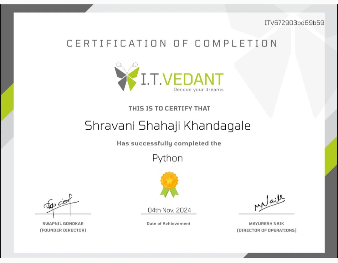 Shravani Khandagale on LinkedIn: #python #programming #datascience # ... Shravani Khandagale on LinkedIn: #python #programming #datascience # ...