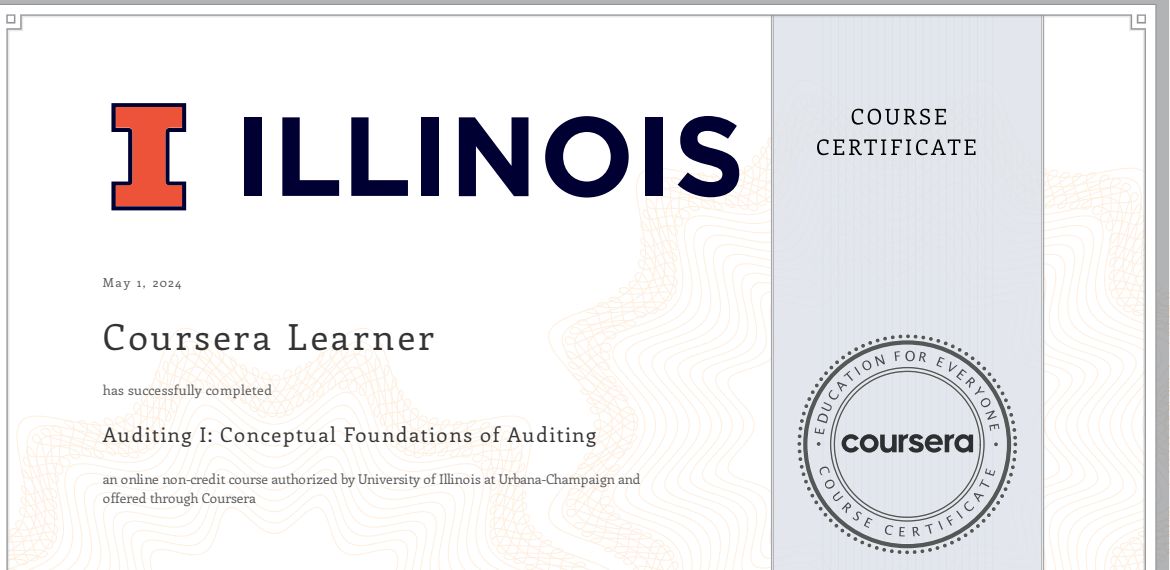 Auditing I: Conceptual Foundations of Auditing | Mahad Khalif Dhakane Auditing I: Conceptual Foundations of Auditing | Mahad Khalif Dhakane
