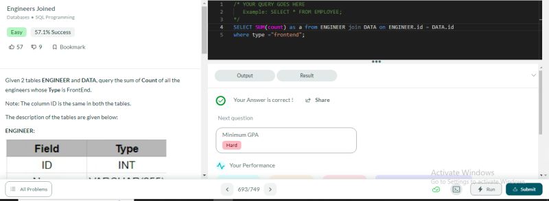 boda Uttam on LinkedIn: Hello everyone Day 180 🚀 Today, I solved SQL ... boda Uttam on LinkedIn: Hello everyone Day 180 🚀 Today, I solved SQL ...