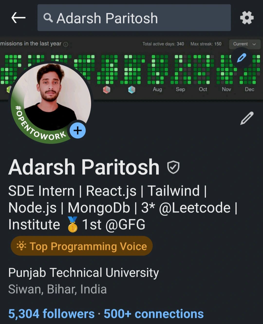 Adarsh Paritosh on LinkedIn: #linkedin #topvoices #programming # ... Adarsh Paritosh on LinkedIn: #linkedin #topvoices #programming # ...