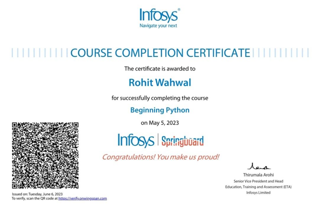 Rohit Wahwal on LinkedIn: #learning #python #programming # ... Rohit Wahwal on LinkedIn: #learning #python #programming # ...