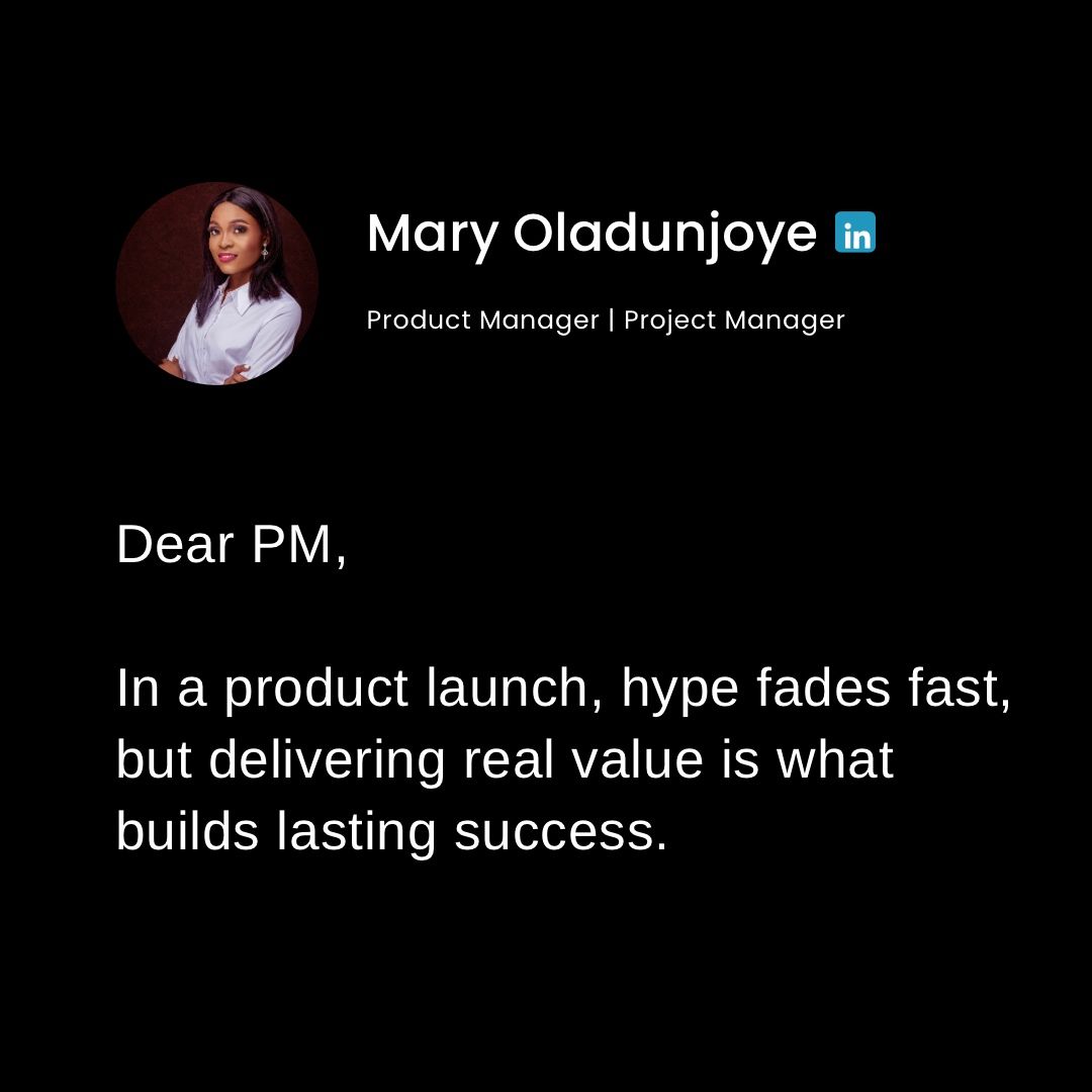 Mary Oladunjoye, mMBA on LinkedIn: In a Product Launch, Building Hype ... Mary Oladunjoye, mMBA on LinkedIn: In a Product Launch, Building Hype ...