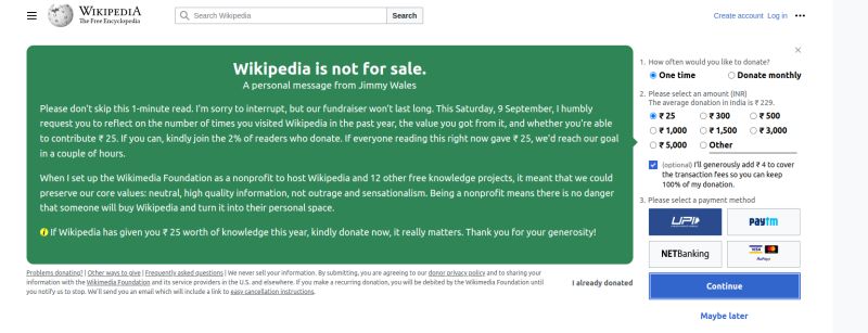 Sandip Jaiswal on LinkedIn: #wikipedia #donate #support # ... Sandip Jaiswal on LinkedIn: #wikipedia #donate #support # ...