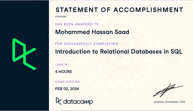 Mohammed Hassan Saad on LinkedIn: #database #sql #sqlserver #sqlserver ... Mohammed Hassan Saad on LinkedIn: #database #sql #sqlserver #sqlserver ...
