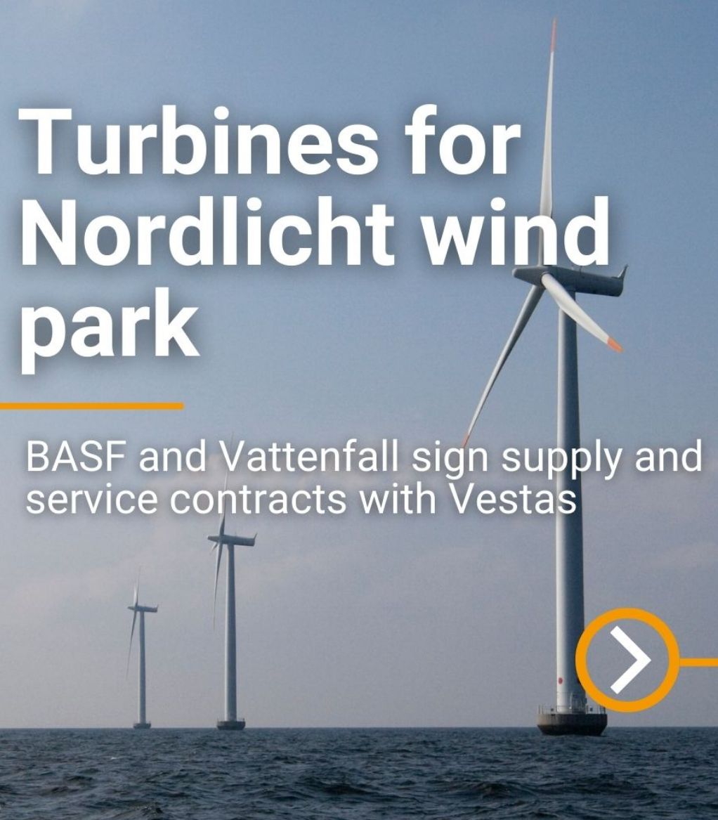 Vattenfall and BASF sign wind turbine deal | Blinking News posted on ... Vattenfall and BASF sign wind turbine deal | Blinking News posted on ...