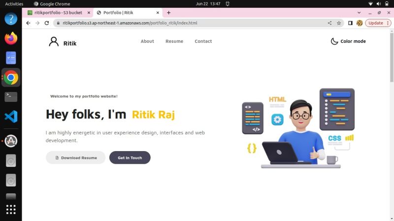 Ritik Raj on LinkedIn: #portfolio #html #css #javascript #purpose #aws ... Ritik Raj on LinkedIn: #portfolio #html #css #javascript #purpose #aws ...