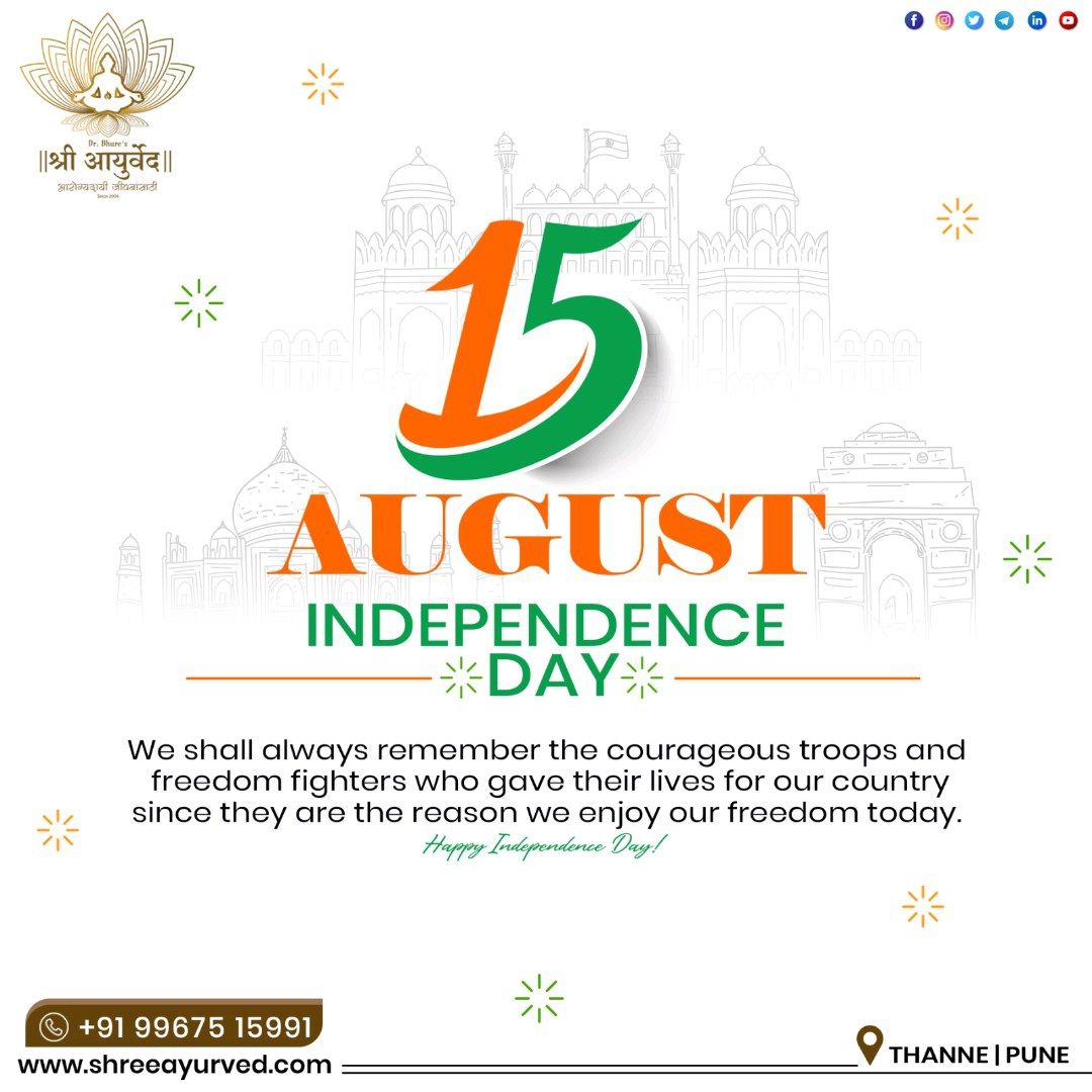 Dr.Kaustubh Bhure on LinkedIn: wish you all a very happy Independence day. Dr.Kaustubh Bhure on LinkedIn: wish you all a very happy Independence day.