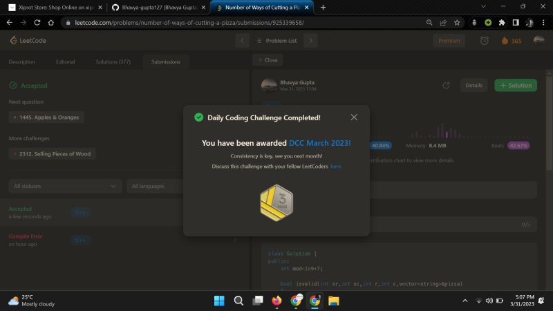 Bhavya Gupta on LinkedIn: #leetcode #365days #coding #dailychallenge ... Bhavya Gupta on LinkedIn: #leetcode #365days #coding #dailychallenge ...