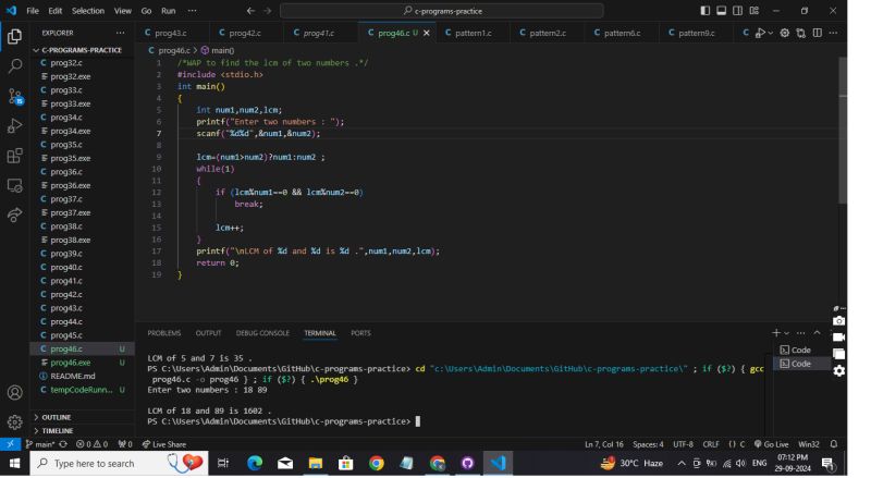 Krishna . on LinkedIn: #cprogramming #codingpractice #loopsinc # ... Krishna . on LinkedIn: #cprogramming #codingpractice #loopsinc # ...