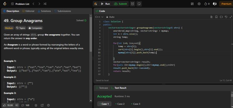 Muhammad Faisal on LinkedIn: Day 21 of Learining DSA! LeetCode Problem ... Muhammad Faisal on LinkedIn: Day 21 of Learining DSA! LeetCode Problem ...