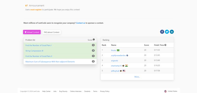 Aadarsh Shaheb Singh on LinkedIn: #leetcodechallenge #weekly #linkedin ... Aadarsh Shaheb Singh on LinkedIn: #leetcodechallenge #weekly #linkedin ...