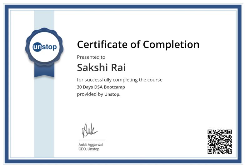 #learningneverstops #dsa #coding #unstop #growth #achievement | Sakshi ... #learningneverstops #dsa #coding #unstop #growth #achievement | Sakshi ...