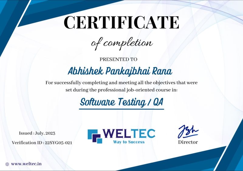 Abhishek Rana on LinkedIn: #softwaretesting #qa Abhishek Rana on LinkedIn: #softwaretesting #qa