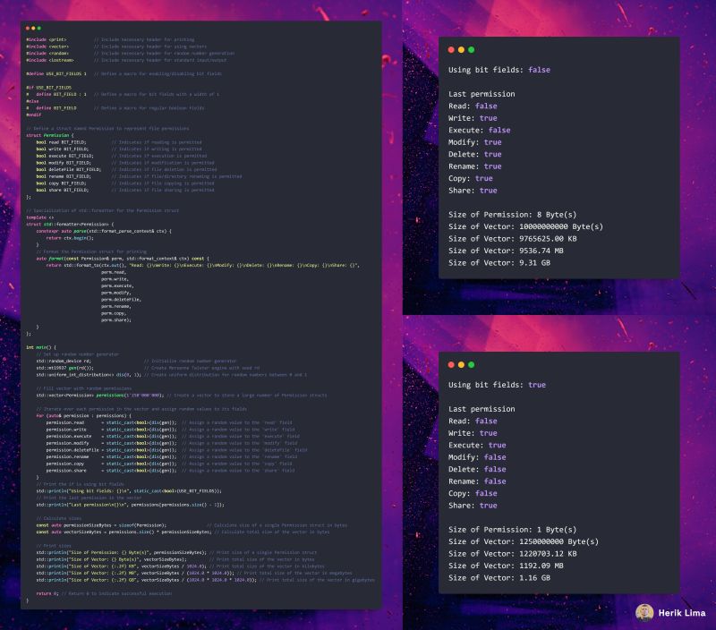 Herik Lima on LinkedIn: #cpp #cplusplus #c #bitfields #memorysavings # ... Herik Lima on LinkedIn: #cpp #cplusplus #c #bitfields #memorysavings # ...